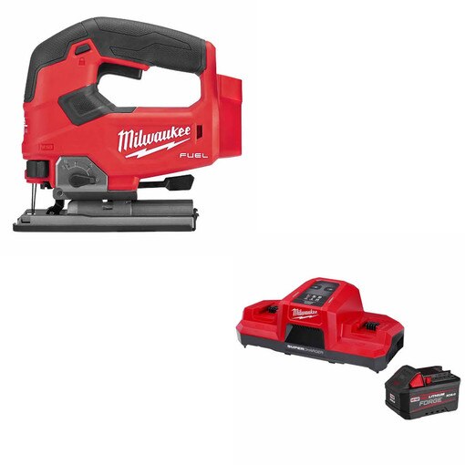 Milwaukee 2737-20 M18 FUEL Jig Saw, Bare Tool W/ 48-59-1861 M18 18V ...
