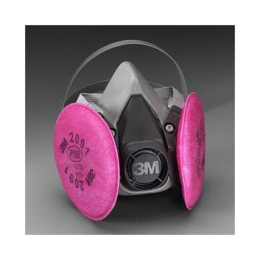 3M 07002 Half Facepiece Respirator Assembly Medium with P100 Filters