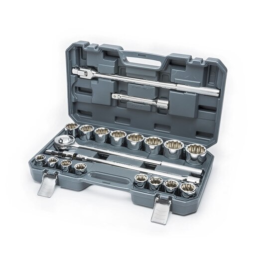 Crescent CTK21SAEN 21 Piece 3/4" Drive 12 Point Standard SAE Mechanics ...