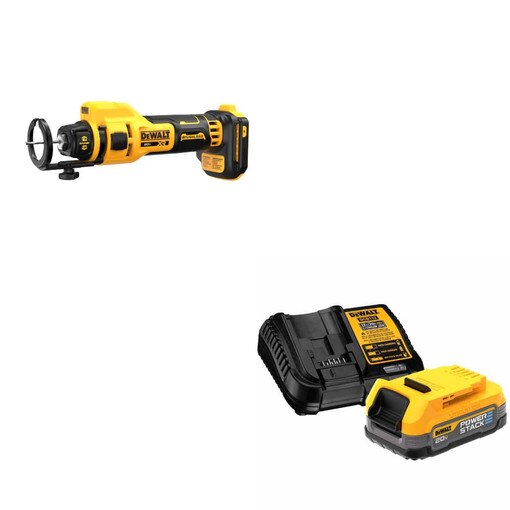 DeWalt DCE555B 20V MAX* Cut-Out Tool, Bare w/ FREE DCBP034C 20V MAX ...