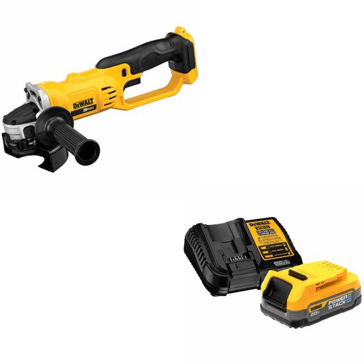 DeWalt DCG412B 20V MAX Cut-Off Tool, Bare W/ DCBP034C 20V MAX Starter Kit