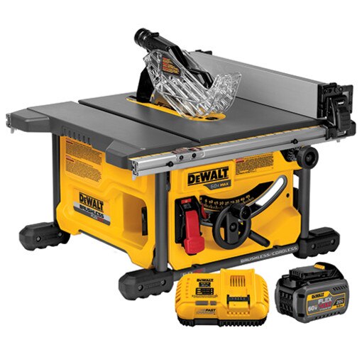 DeWalt DCS7485T1 60V MAX FlexVolt Brushless Table Saw with Battery ...