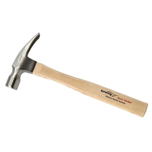 EstWing MRW16S 16 oz Sure Strike rip hammer with hickory handle
