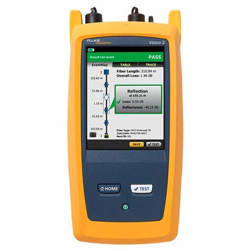 Fluke OFP2-100-Q OptiFiber Pro Quad OTDR V2 with WiFi for Enterprise ...