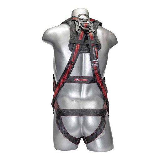 KStrong UFH15201GQ(M-L) Elite+ 5-Point Full Body Harness, Dorsal D-Ring ...