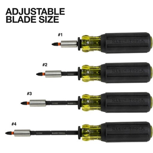 Klein 33803 ProFlex Impact Screwdriver Bit Set with Adjustable ...