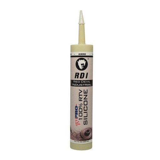 Red Devil 0826/OI Industrial Grade RTV Sealants, 10.1 Oz. Cartridge, Clear