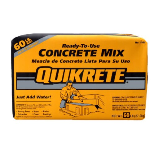 Quikrete 110160 60Lb Concrete Mix (4000Psi)