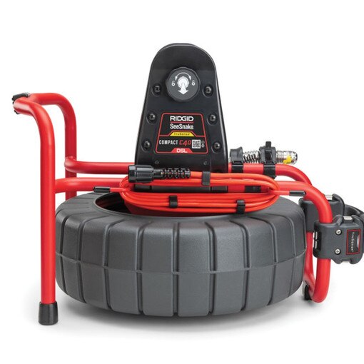 Ridgid 82143 SeeSnake Compact C40 DSL Camera Reel with TruSense Digital ...