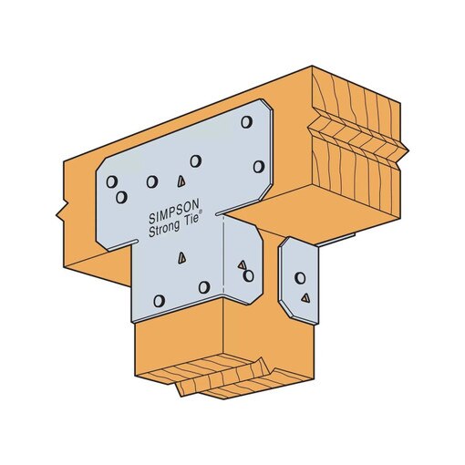 Simpson Strong-Tie AC4 (3-9/16" x 6-1/2") 18ga AC Galvanized Adjustable ...