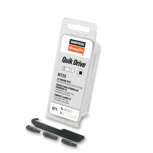 Simpson Strong-Tie BIT3S-RC10 Quik Drive (#3) Square-Drive Replacement ...