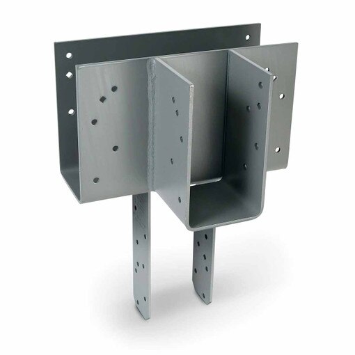 Simpson Strong-Tie CCTQ666SDS T-Shape Column Cap for 6x Beam and 6x ...