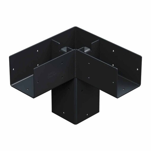 Simpson Strong-Tie SAGE-C44-KT2 (4x4) Sage-C Black Powder-Coated Corner ...