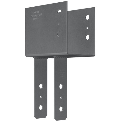 Simpson Strong-Tie ECC64 (6x Beam, 4x Post) End Column Cap - Heavy-Duty ...
