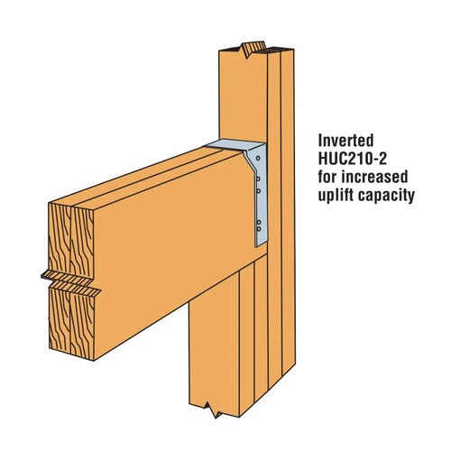 Simpson Strong-Tie HUC210-2Z (Double 2" x 10") Concealed Double Face ...