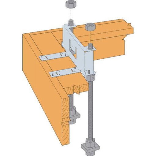 Simpson Strong-Tie WSWH-RTBL24 Strong-Wall (24") Brick-Ledge Anchor ...