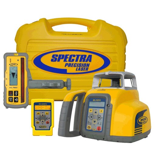 Spectra GL412N Single Grade Laser w/ HL760 Laserometer and RC402N ...