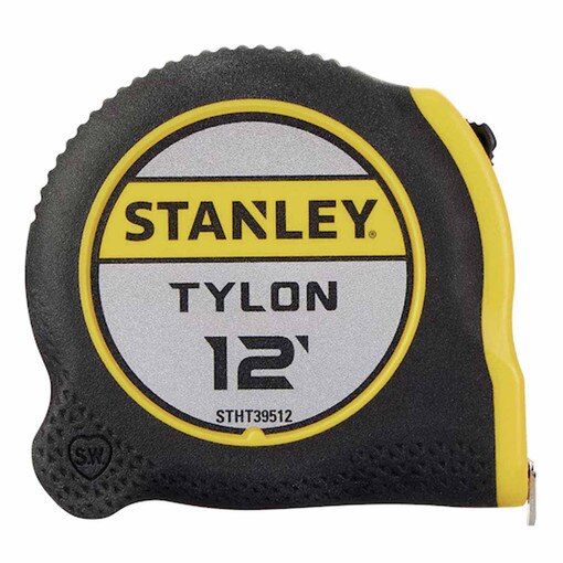Stanley STHT39512 Tylon 12 ft Tape Measure with TRU-ZERO Hook and ...