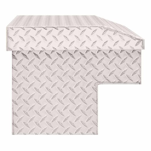 Weatherguard 184-0-04 41" Lo-Side Box, Aluminum, Clear, 3.0 cu ft